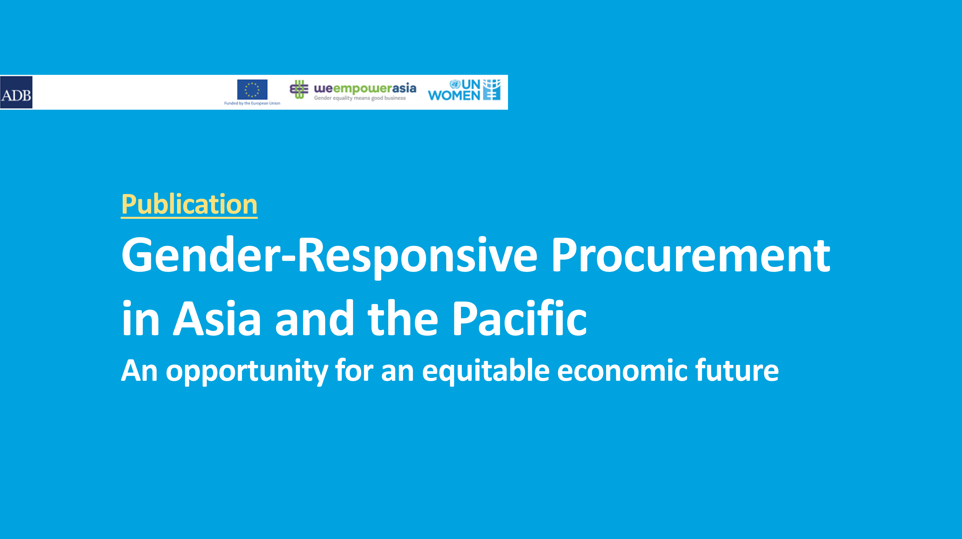 Gender-Responsive Procurement in Asia and the Pacific | WEPs